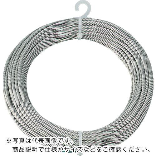 特長：ステンレスロープは耐食性、耐錆性、耐熱性、耐摩擦性に優れます。特に海水中で使用する場合は、一般的なワイヤロープに比べて約10倍の寿命があります。通常SUS304は非磁性の材料ですが、ワイヤロープの場合には製造工程上、磁性を生じてしまい...