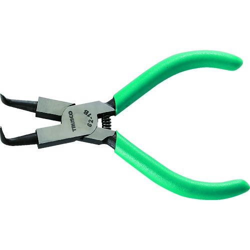 特長：ハンドル形状ロングタイプです。仕様：リング使用範囲(mm)：10〜25爪先端径(mm)：1.0全長(mm)：130爪形状：曲爪ばね：付材質／仕上：本体：炭素鋼（S50C）爪部：クロムモリブデン鋼（SCM432）グリップ部：塩ビコーティ...
