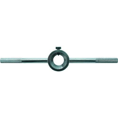 特長：丸ダイス用一文字タイプハンドルです。用途：ダイス立て用。仕様：適合ダイス外径寸法(mm)：25全長(mm)：190材質／仕上：亜鉛ダイカスト（ZDC-2）注意：提供不可：chemSHERPA、SDS　●代表画像について 商品によっては...