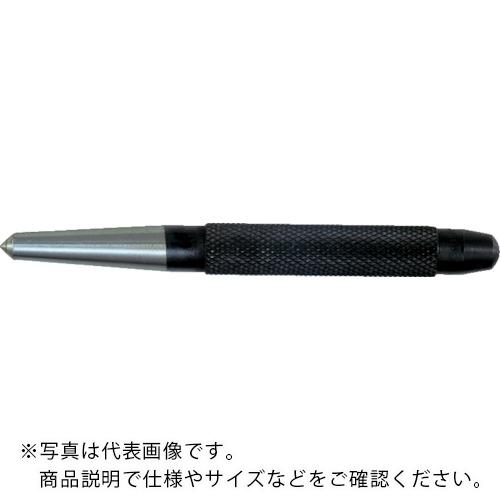 特長：グリップは黒染処理＋ローレット加工、硬度HV520程度の焼入鋼まで打込み可能です。先端部超硬チップ付のため衝撃に強いです。用途：工作物の中心や、きりもみの中心に印を付ける作業に。仕様：全長(mm)：77幅(mm)：8硬度：HRA87先...
