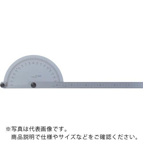 特長：竿が固定できます。表面はシルバー仕上げにより光の反射を抑え、文字が見やすくなっています。用途：角度の測定。仕様：直径(mm)：250竿厚さ(mm)：2精度：±15'目量(kg)：0.5°目量：0.5°竿全長(mm)：634材質／仕上：...