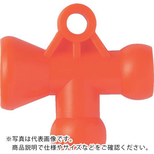 特長：材質はポリアセタール樹脂を使用しており、機械的強度、耐疲労性、寸法安定性、耐油、耐薬品性に優れています。また、使用温度域も-30℃〜+80℃と広いのが特長です。仕様：呼びサイズ：1/2長さ(mm)：48.3品名：T型フィッティング材質...