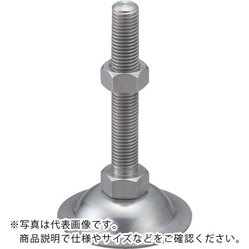 特長：最も標準的なアジャスターボルトで、許容荷重も大きいため、各種用途に適合します。用途：工作機械、自動販売機、コンベヤ、作業台、コンピューターラック、制御盤、理化学機械。仕様：許容荷重(kgf)：600ねじ寸法：M16×2.00ねじ長さ(...