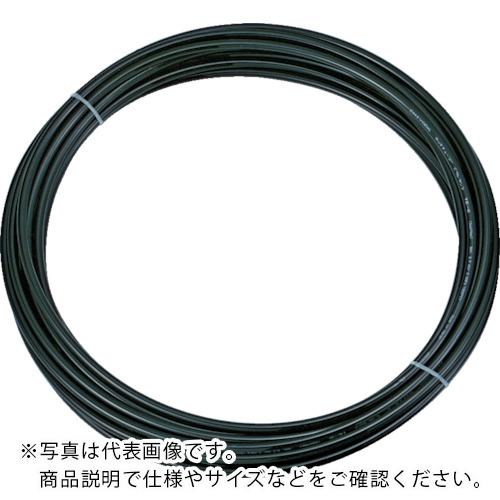 特長：耐水性・耐油性に優れています。柔軟性に優れており、曲げ半径が非常に小さく取扱いが容易です。1m間隔でカットマークが表示されており、裁断作業に便利です。仕様：色：黒外径(mm)：6内径(mm)：4最小曲げ半径(mm)：12全長(m)：1...