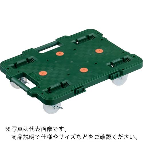 特長：縦横方向に連結が可能です。（縦連結はキャスターがオール自在タイプ（ストッパー付含む）のみ可能です。）スタッキング可能です。荷台は堅牢なリブ構造です。薬品や溶剤にも侵されにくく耐久性に優れています。台上に滑り止め用ゴムが4ヵ所ついていま...