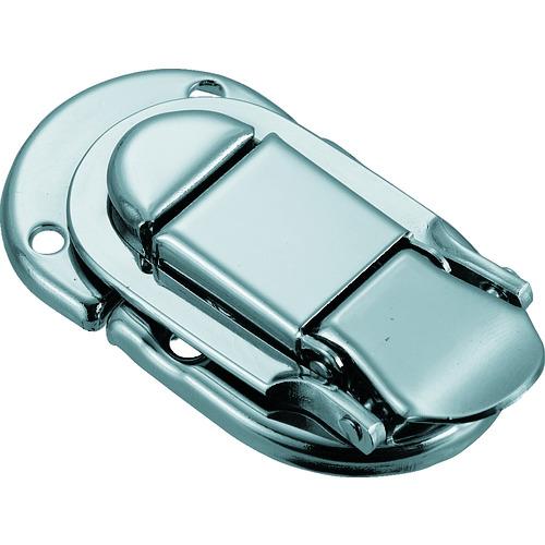特長：フタ止めに最適です。本体に受金具が入り込みます。仕様：本体取付穴寸法(mm)：3.5受け穴寸法(mm)：3.5材質／仕上：冷間圧延鋼板（SPCC）表面処理:三価クロムメッキ仕上げ　●代表画像について 商品によっては、代表画像を使用して...