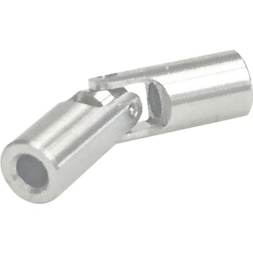 特長：角度をつけて伝導伝達ができる製品です。用途：超小径用。仕様：内径(mm)：2.5外径(mm)：5長さ(mm)：15許容最大トルク(N・m)：0.12φdH7：2.5φD：5I：7.5軸有効：4.5最大曲り角：30°材質／仕上：SUS3...