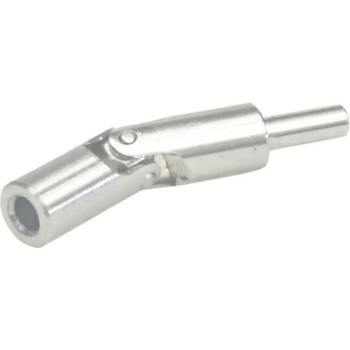 特長：角度をつけて伝導伝達ができる製品です。用途：超小径用。仕様：内径(mm)：2外径(mm)：4長さ(mm)：18.5許容最大トルク(N・m)：0.08φdH7：2φD：4I：7軸有効：4.5φD1：2E：11.5最大曲り角：30°材質／...
