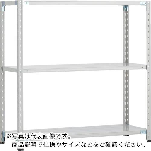 特長：組み立て簡単、今までボルト組みをしていた手間が大きく省けます。中棚は全て棚受けに棚板を置くだけの段替え簡単構造（中棚ボルト不要）です。頑丈なガセットプレート（天地揺れ止め金具）と支柱とのクサビ効果によって優れた剛性を発揮しています。仕...