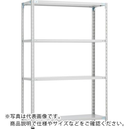 特長：組み立て簡単、今までボルト組みをしていた手間が大きく省けます。中棚は全て棚受けに棚板を置くだけの段替え簡単構造（中棚ボルト不要）です。頑丈なガセットプレート（天地揺れ止め金具）と支柱とのクサビ効果によって優れた剛性を発揮しています。仕...