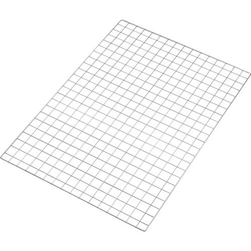 用途：背面のこぼれ止め用。仕様：品名：ステンレス棚用オプション　バックネット　800×539間口(mm)：539高さ(mm)：800適合枚数間口1200：2適合枚数間口600：1摘要：間口600用実寸高さ：800mm間口1200タイプには5...