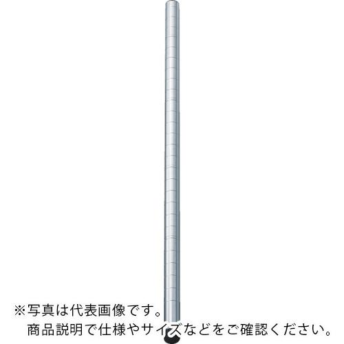 用途：メッシュラック用の支柱として。仕様：支柱径(mm):25.4長さ(mm):923上部ねじ切り仕様(継ぎ足し可能)下部アジャスター(M12×1.75mm)材質／仕上：スチール表面処理:ニッケルクロム・クロムメッキ仕上げ注意：支柱の強度が...