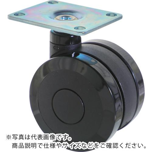 特長：国内ベッド規格にも適応している医療機器にも利用可能な大型双輪キャスターです。ストッパーは旋回と車輪を同時に固定するダブルストッパーでより確実な固定が可能です。用途：産業・医療・商業・福祉・家庭用ベッドや医療機器、大型家具や什器など室内...