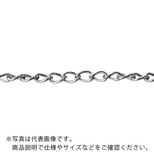 特長：チェーンのリンクを90°ひねったタイプです。用途：パーツとの併用で、転倒防止・連結部品として使用できます。仕様：全長(m)：10線径d(mm)：2.6内長P(mm)：13.2内幅W(mm)：6.4使用荷重(kN)：0.58チェーン径(...