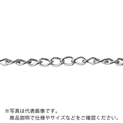 特長：チェーンのリンクを90°ひねったタイプです。用途：パーツとの併用で、転倒防止・連結部品として使用できます。仕様：全長(m)：10線径d(mm)：3.2内長P(mm)：16.0内幅W(mm)：8.0使用荷重(kN)：0.98チェーン径(...