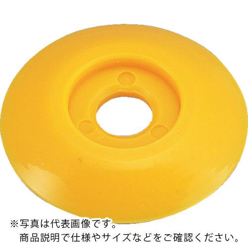 特長：カラーABS樹脂により丈夫で、目立ちやすいです。用途：測量のポイント時の測量びょう(メジャーネイル)のベースに。仕様：色：黄外径(mm)：46厚さ(mm)：6穴径(mm)：10適応メジャーネイル：TMN-2/TMN-R/TMN-3/T...
