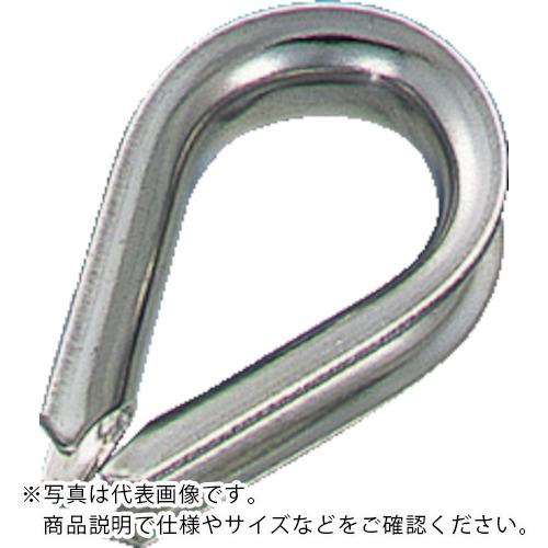 特長：端末加工するワイヤコースとして使います。用途：ワイヤロープの先端をアイ加工して使用する場合のワイヤの摩耗の防止。仕様：適合ロープ径(mm)：5A(mm)：5.5B(mm)：7D(mm)：13L(mm)：21材質／仕上：ステンレス（SU...