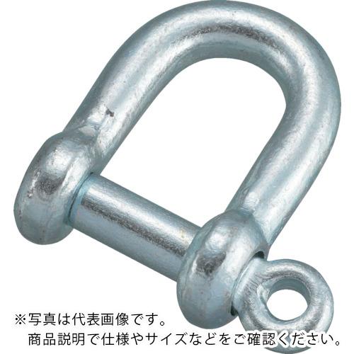 特長：ねじ込みタイプのスタンダードなシャックルです。用途：連結金具として。仕様：基本使用荷重(t)：0.3使用荷重(kN)：2.94ねじ径：W3/8B(mm)：18D(mm)：17L(mm)：36d(mm)：9使用荷重(t)：0.30材質／...