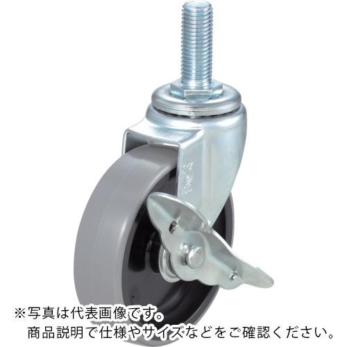 特長：耐油性に優れています。床面を汚しません。用途：厨房機器やワゴン用に。仕様：許容荷重(daN)：70許容荷重(kgf)：71.4車輪径D(mm)：75車輪幅(mm)：26取付高H(mm)：97軸長L(mm)：35ねじT：M12ねじピッチ...