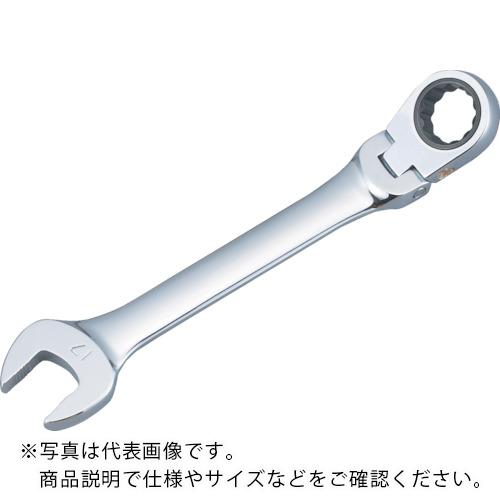 特長：正逆の切り替えは付いていません。美しい硬質クロムメッキ処理をしています。スパナ部分はノンスリップ仕様になっているので、ボルトやナットをしっかりとつかめます。72枚歯のギアを採用しています。ギヤレンチの柄部の曲がり角度が0〜180°で調...