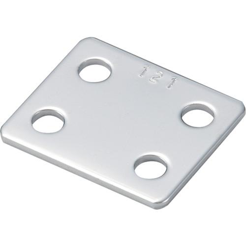 特長：組み合わせることによって架台や配管支持その他の使い道はさまざまです。軽量棚＆アングルの接続金具にも使用できます。用途：連結金具。自動車部品取り付け金具。仕様：板厚(mm)：2穴径(mm)：6.5穴数(個)：4W(mm)：34L1(mm...