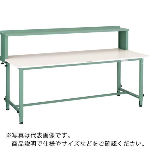 特長：650〜950mmの間で50mmピッチの高さ調節が可能です。上棚付で天板上の空間を有効活用できます。高さ調節が650〜950mm（調整ピッチ50mm）までできますので、作業内容に合わせて座り作業・立ち作業のいずれにもご利用できます。ポ...