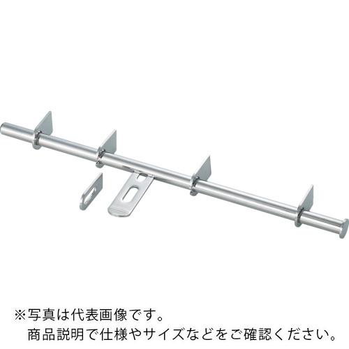 特長：受座の穴を大きくし、取り付け後のズレに対応しています。取手部に滑り止め加工を施しています。用途：鉄製門扉・鉄製建具。仕様：A(mm)：75B(mm)：300C(mm)：16ヘアライン仕上げ・バフ研磨仕上げ材質／仕上：ステンレス（SUS...