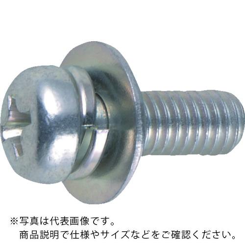 特長：環境負荷の少ない三価クロメート品です。仕様：寸法(mm)d：M3寸法(mm)L：30ねじピッチ(mm)：0.5適合ドライバー：プラスNo.2強度区分：4.8パッケージ：ボルトンパック（ブリスター）スプリングワッシャー、丸ワッシャー(P...