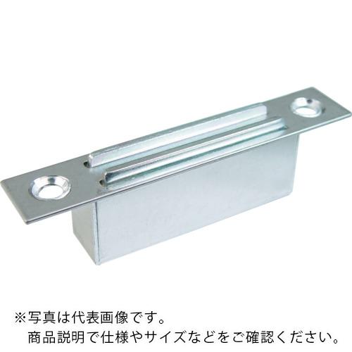 特長：耐久性が高い埋め込み型マグネットキャッチです。仕様：全長(mm)：80吸着力(N)：160色：シルバー本体取付穴寸法(mm)：5埋込型本体取付穴寸法：5mm材質／仕上：本体:アルミニウムマグネットの種類:異方性フェライト　●代表画像に...