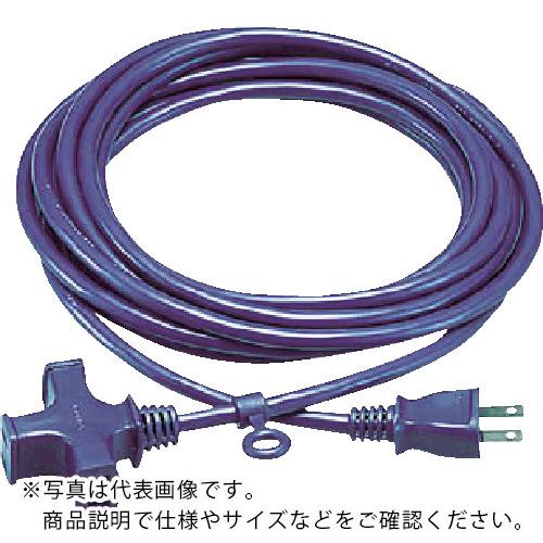 特長：電線にVCTF2.0mm［［の2乗］］×2芯を採用していますので、最大合計1500Wまで使用可能です。JIS C3306電線を使用しています。トラッキング防止のため、プラグには中駒（メラミンフェノール樹脂）を使用しています。延長コード...