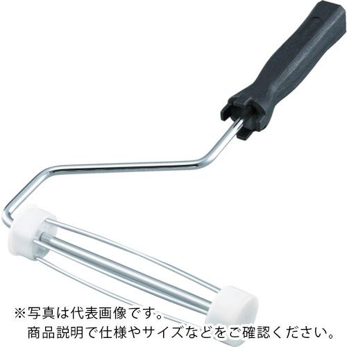 特長：業務用ローラーハンドルで耐久性があります。直進性がよく、作業性に優れています。5本スポーク仕様です。仕様：適合ローラー(インチ)：9幅(mm)：248径(mm)：38全長(mm)：355ハンドルねじ部：M20適合つぎ柄：TE-1200...