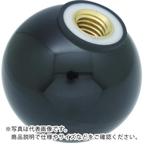 特長：ABS樹脂製なので、色が安定しています。仕様：外径(mm)：40ねじ寸法：M12×1.75ねじ深さ(mm)：18色：黒芯金付タイプ材質／仕上：グリップ:ABS樹脂芯金:黄銅注意：接着剤使用の際はABS樹脂対応のものをご使用ください。　...