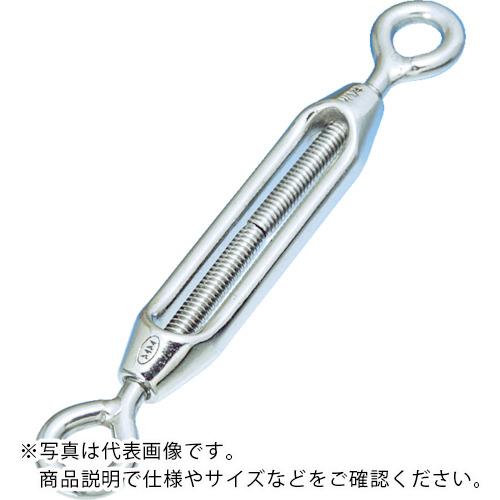 特長：枠を回転させると、緩めたり、締めたりすることができます。用途：ワイヤロープの張り具合の調節に。仕様：使用荷重(kN)：2.94ねじ径：W5/16L(mm)：120W(mm)：21d(mm)：14L1(mm)：190L2(mm)：280...