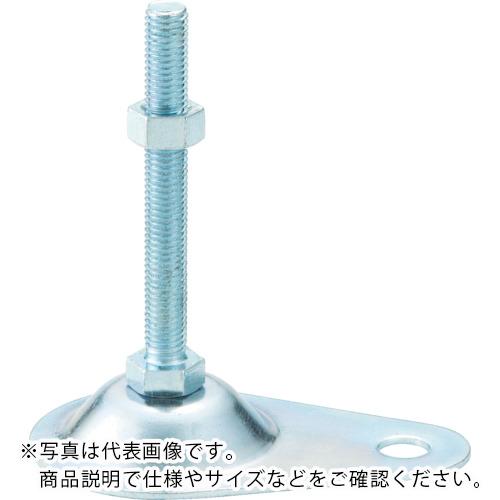 特長：床面に固定するためのアンカー穴が付いています。台座部に穴を設け、床面にアンカーで固定できます。激しい振動などで対象機器が移動しないために使用します。用途：工作機械、自動販売機、コンベヤ、作業台、制御盤、理化学機械。仕様：許容荷重(kg...