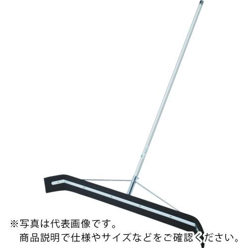 特長：幅広い形状で、広い場所や大量の水掃きに適しています。用途：工場などのオフィス、店舗などのフロアの床掃除に。仕様：長さ(mm)：1510幅(mm)：1200本体材質／仕上：柄:スチール（ポリエチレン接着被膜）甲:スチール（ユニクロメッキ...