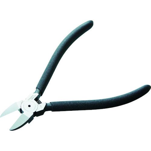 特長：形状を最も汎用性の高い形状としました。樹脂製品のバリ取り作業などに最適です。刃部鏡面仕上げです。用途：プラモデル・プラスチック成型品のゲート切断・バリ取りに。仕様：全長(mm)：154.5切断能力(mm)樹脂：φ5ストレート刃ばね付刃...