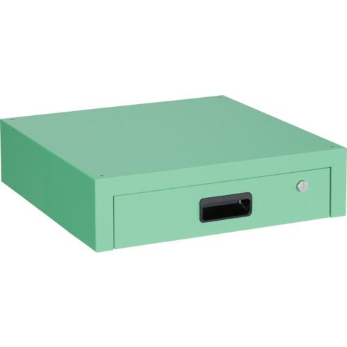 仕様：品名：引出1段　500X500間口(mm)：500奥行(mm)：500高さ(mm)：130色：ヤンググリーンタイプ：1段均等積載量(kg/段)：10最大積載量(kg/台)：10かぎ：あり引出内寸間口×奥行×高さ(mm)：400×390...