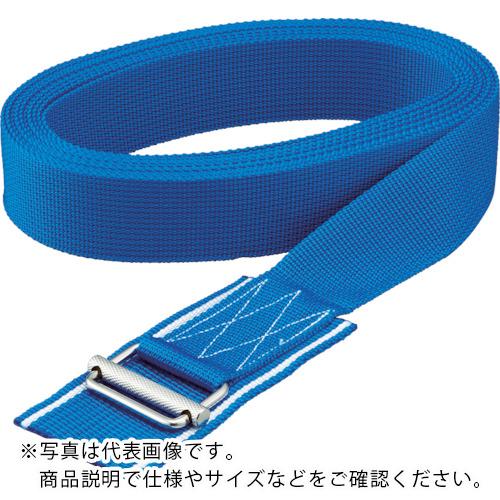 特長：スライドバックル、エンドレスタイプのベルトです。焼却廃棄の際もダイオキシンなどを出さず、環境に優しい商品です。用途：荷崩れ防止。パイプなどの結束。棚などの荷物の落下防止。仕様：色：青幅(mm)：20長さ(m)：5厚さ(mm)：1.7最...