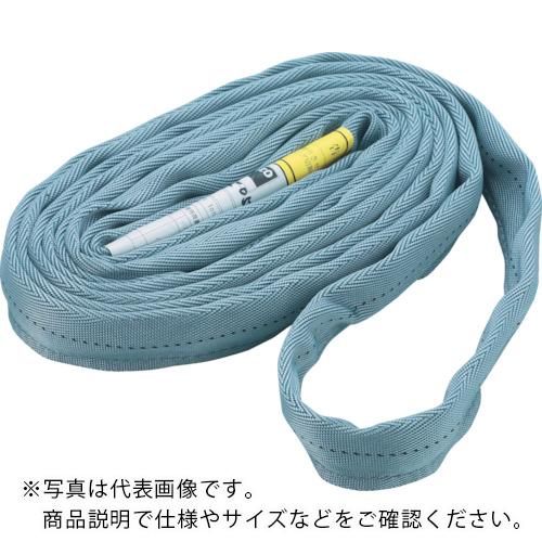 特長：強力ポリエステル原糸の束を耐摩耗性に優れたナイロン素材の表面布で包んだ構造のスリングです。柔軟であらゆる吊り荷に優しくフィットします。またしっかりとなじむので荷の安定性に優れています。折り曲げてもワイヤなどのように癖がつかず、また軽量...