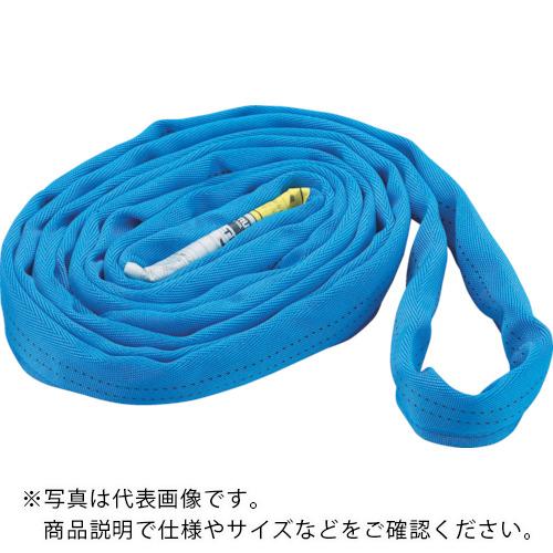 特長：強力ポリエステル原糸の束を耐摩耗性に優れたナイロン素材の表面布で包んだ構造のスリングです。柔軟であらゆる吊り荷に優しくフィットします。またしっかりとなじむので荷の安定性に優れています。折り曲げてもワイヤなどのように癖がつかず、また軽量...