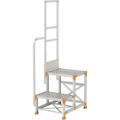 特長：手すりの高さを900mm、1100mmどちらの高さでも使用する事ができる兼用手すり用途：作業台からの転落防止用に。仕様：適合機種：FG(N)(C)-2560-30手すり高さ900mm・1100mm兼用タイプ材質／仕上：アルミ合金セット...