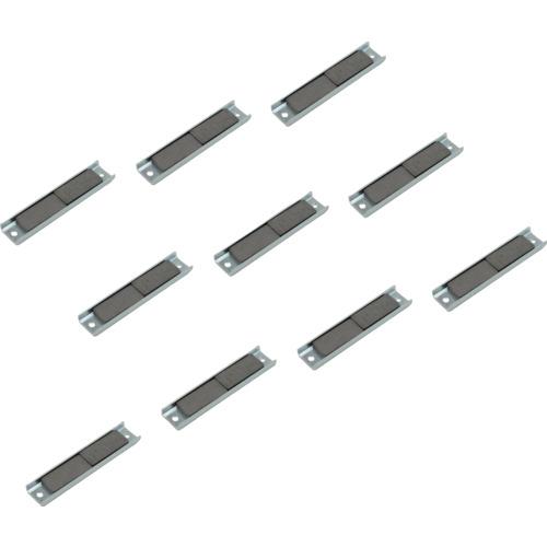 特長：キャップを付けることにより、磁石単体より5〜10倍の吸着力が上がります。用途：吸着用。仕様：表面磁束密度(T)：0.202吸着力(N)：88.26幅(mm)：18.8長さ(mm)：90厚さ(mm)：6穴径(mm)：3.5×2形状：角型...