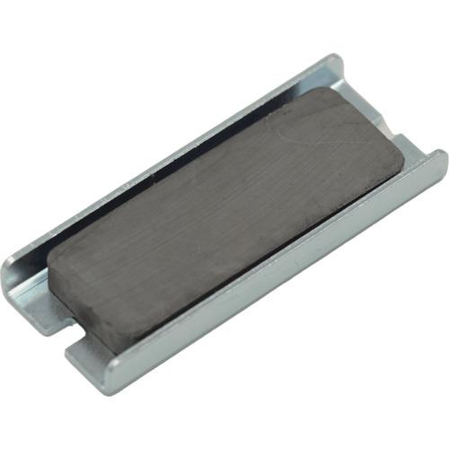 特長：キャップを付けることにより、磁石単体より5〜10倍の吸着力が上がります。用途：吸着用。仕様：表面磁束密度(T)：0.221吸着力(N)：112.78幅(mm)：23.4長さ(mm)：60厚さ(mm)：6.8形状：角型キャップ付角形材質...