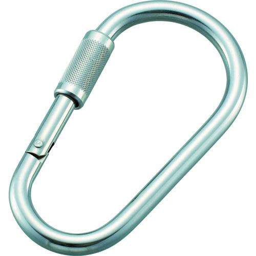 特長：スプリングフックです。バネの力で開口部分が戻ります。環付は不用意にフックが開くことがなく、より安心です。用途：チェーン・ワイヤ・ロープ等の連結金具として、また端末の金具のジョイントに。仕様：使用荷重(kN)：2.94D(mm)：12L...