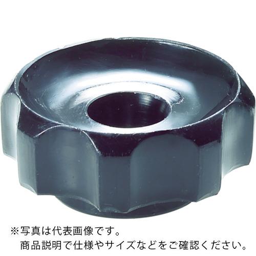 特長：耐薬品性に優れ、貫通タイプなのでボルト長さの制限を受けずに使用でき位置決めなどに使用可能です。用途：各種機械、電気機器、事務用機器、電動工具、事務機器等用仕様：外径(mm)：40ノブ高さ(mm)：19ねじ寸法：M8×1.25ねじ深さ(...