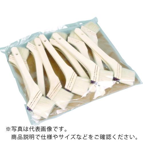 特長：10本入のお買い得パックです。安くて仕上げに優れ、細かい所にも美しく塗れます。用途：油性、ニス用。仕様：刷毛幅(mm)：30毛丈(mm)：30玉厚(mm)：12全長(mm)：205材質／仕上：毛:山羊毛柄:木注意：提供不可：chemS...