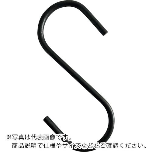 特長：スチール製S字フックです。用途：物の吊り下げ、引っ掛けとして。仕様：使用荷重(kN)：0.15色：黒D(mm)：6L(mm)：300S(mm)：38材質／仕上：スチール表面処理：粉体塗装　●代表画像について 商品によっては、代表画像を...