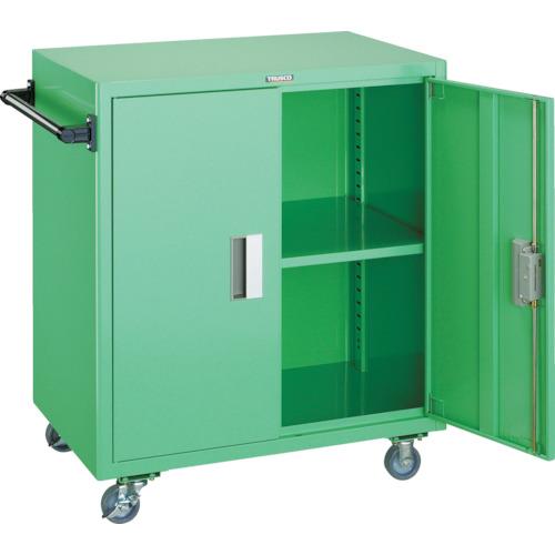 特長：扉はシリンダ錠付で工具部品の管理に役立ちます。天板面がフラットであるため簡易な作業が可能です。天板面がフラットであるため、簡易な作業が可能です。仕様：最大積載量(kg/台)：150均等積載量(kg/段)：40色：ヤンググリーン間口(m...