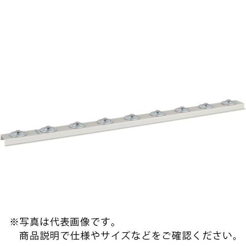 特長：ボールキャスターは耐久性のあるスチール製です。上向用ボールコンベヤです。仕様：全長(mm)：900ボール個数：T-8LB×12ピッチ(mm)：75高さ(mm)：34.6幅(mm)：80ボール1個当たりの許容荷重：30kg上向用材質／仕...