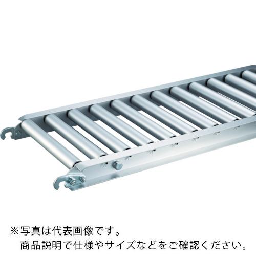 特長：軽量なので取り扱いが容易です。耐食性に優れたアルミを使用しています。仕様：ローラー径(mm)：38ローラー幅(mm)：600ピッチ(mm)：75機長(mm)：3000ローラー耐荷重(kg/本)：24肉厚(mm)：1.5材質／仕上：フレ...